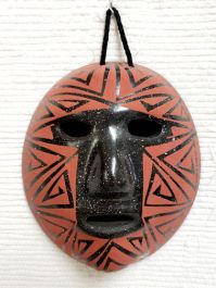 Mata Ortiz Handbuilt and Handpainted Mask | Kachina House