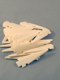 Bone Arrowheads - Set Of 24 Molded Bone & Resin Arrowheads