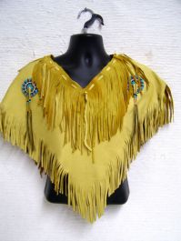 Native American Shawl | Beaded Dance Shawl - Kachina House