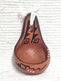 Native American Hopi Handbuilt and Handpainted Ladle for Niman Dancers ...