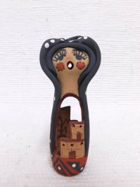 Native American Jemez Made Corn Maiden Storyteller with Pueblo at ...