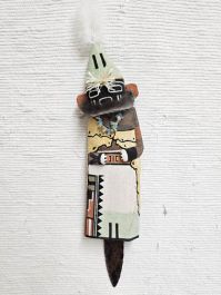 Old Style Hopi Carved Warrior Twin Traditional Warrior Katsina Doll at ...