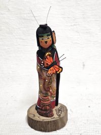 Native American Hopi Carved Butterfly Maid Sculpture at Kachina House