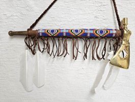 Native American Made Brass Hatchet w/ Pipe | Kachina House