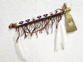 Native American Made Brass Hatchet w/ Pipe | Kachina House
