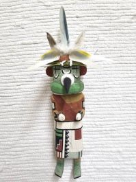 Old Style Hopi Carved Roadrunner Traditional Bird Katsina Doll at ...