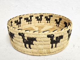 Vintage Native American Papago Made Basket | Kachina House