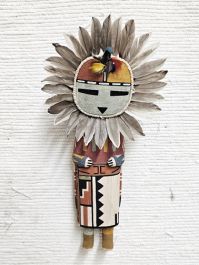 Old Style Hopi Carved Sunface Traditional Powerful Spirit Katsina Doll ...