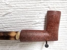 Native American Sioux Made Pipestone Elbow Pipe at Kachina House