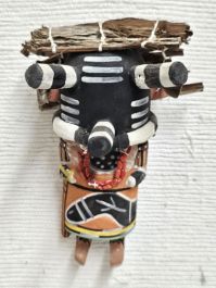 Old Style Hopi Carved Traditional Mocking Clown Katsina Doll at Kachina ...