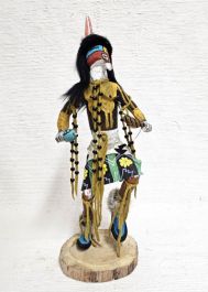 Native American Made White Chin Dancer Kachina Doll by Sammie Walker ...