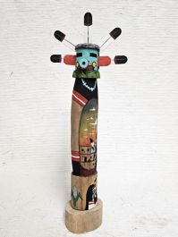Native American Hopi Carved Morning Singer Katsina Sculpture at Kachina ...