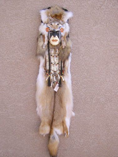 Native American Wolf Headdress For Sale