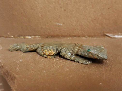 Zuni Carved Lizard Fetish at Kachina House