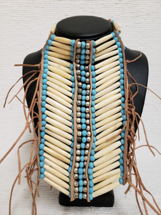 Cultural Bone Jewellery By Native American Bone Choker Is Highly ...